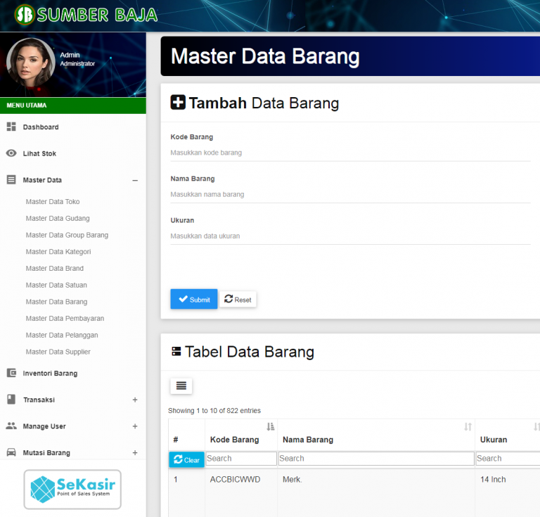 Kelola Data, Kurang Lengkap